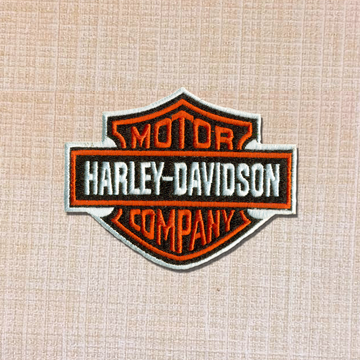 Harley-Davidson Logo Embroidered Iron On Patches - Patchcrafts.com