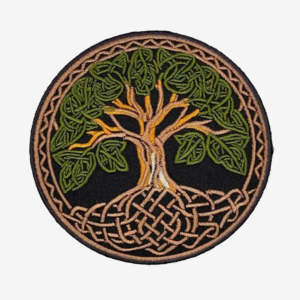 Tree of Life Embroidered Iron On Patches - Patchcrafts.com