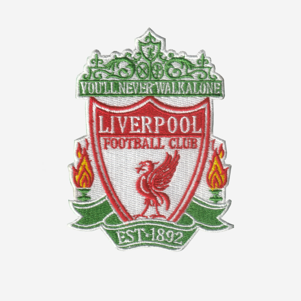Liverpool Football Club Embroidered Iron On Patches - Patchcrafts.com