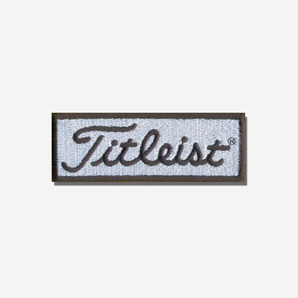 Titleist Logo Embroidered Iron On Patches - Patchcrafts.com