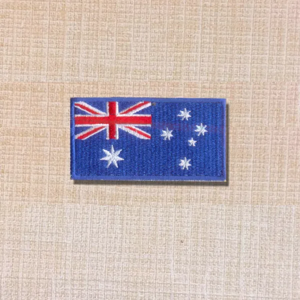 Australian Flag Embroidered Iron On Patches - Patchcrafts.com