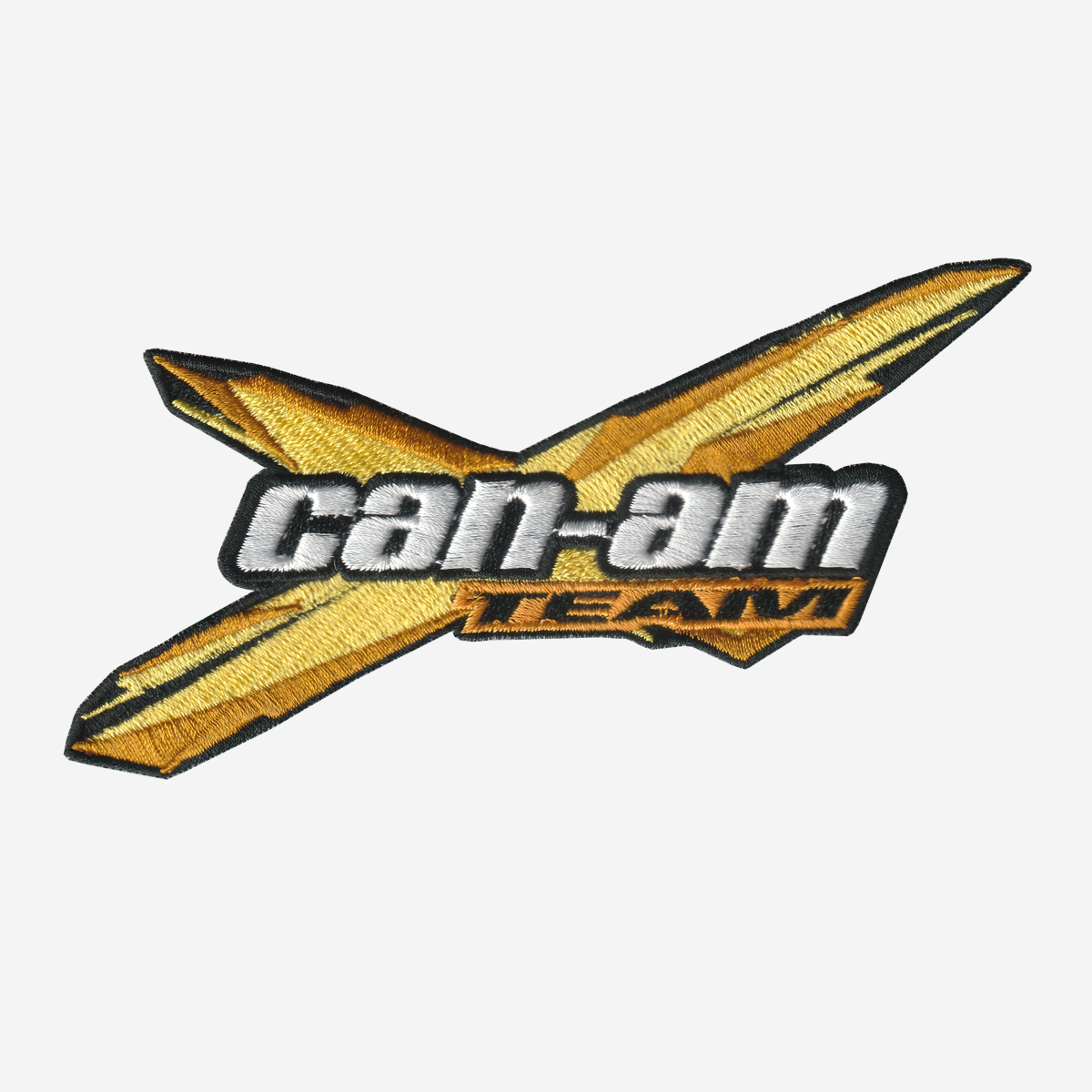 Can Am Team Logo Embroidered Iron On Patch - Patchcrafts.com