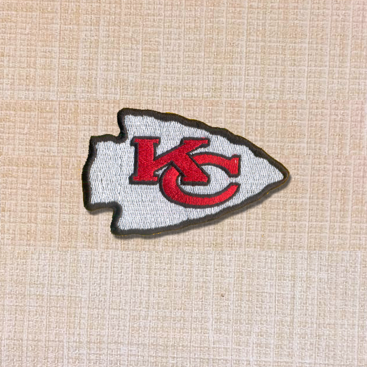 Kansas City Chiefs Logo Embroidered Iron On Patches - Patchcrafts.com