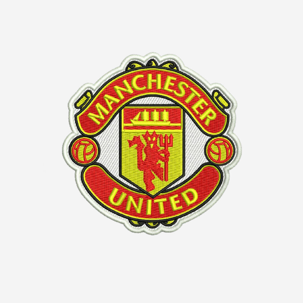 Manchester United Football Club Embroidered Iron On Patch - Patchcrafts.com