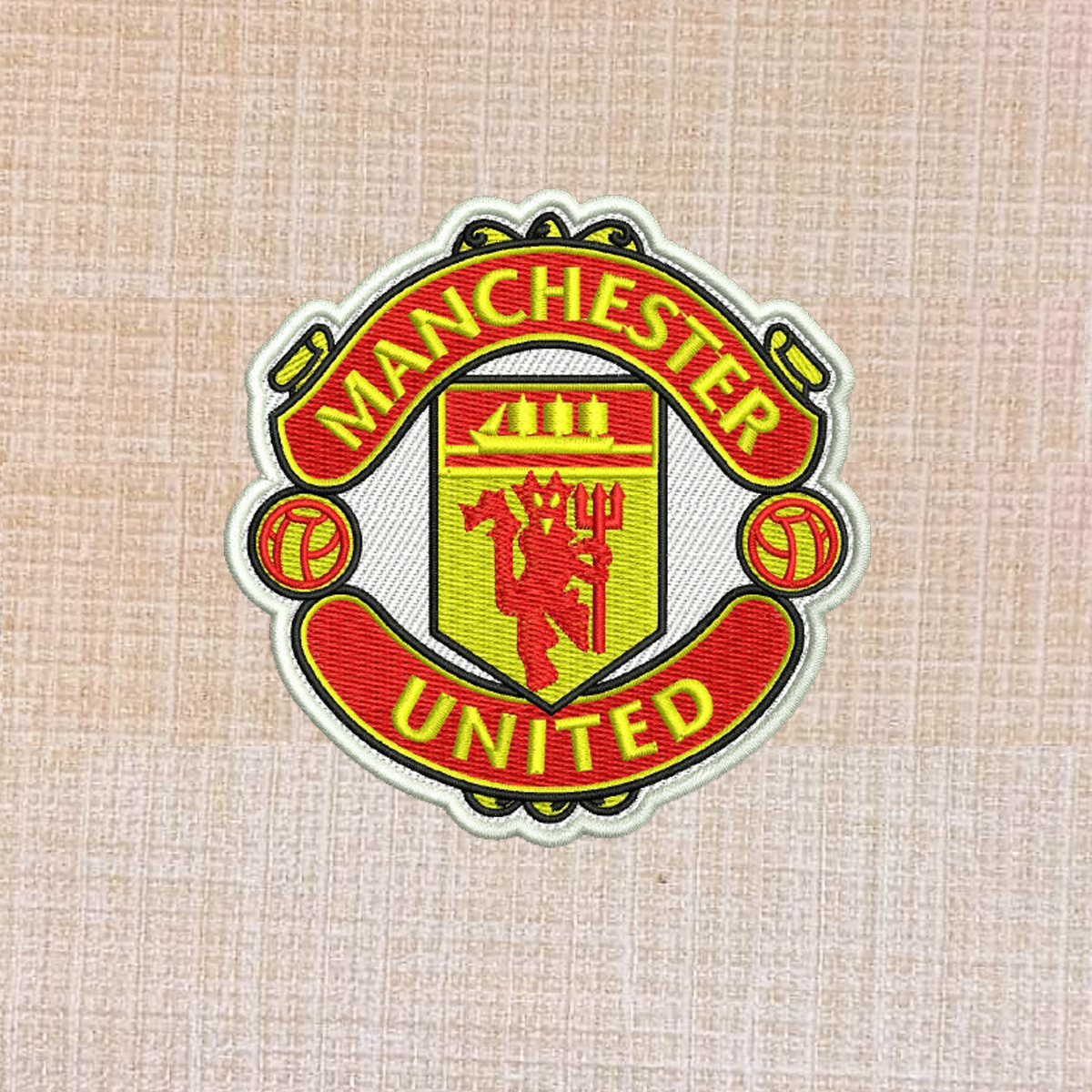 Manchester United Football Club Embroidered Iron On Patch - Patchcrafts.com