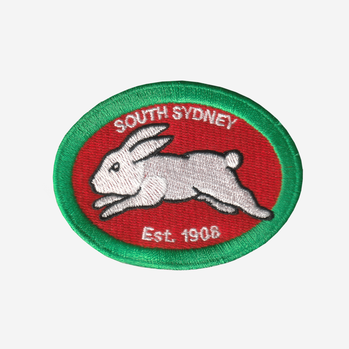 South Sydney Rabbitohs Logo Embroidered Iron On Patch - Patchcrafts.com