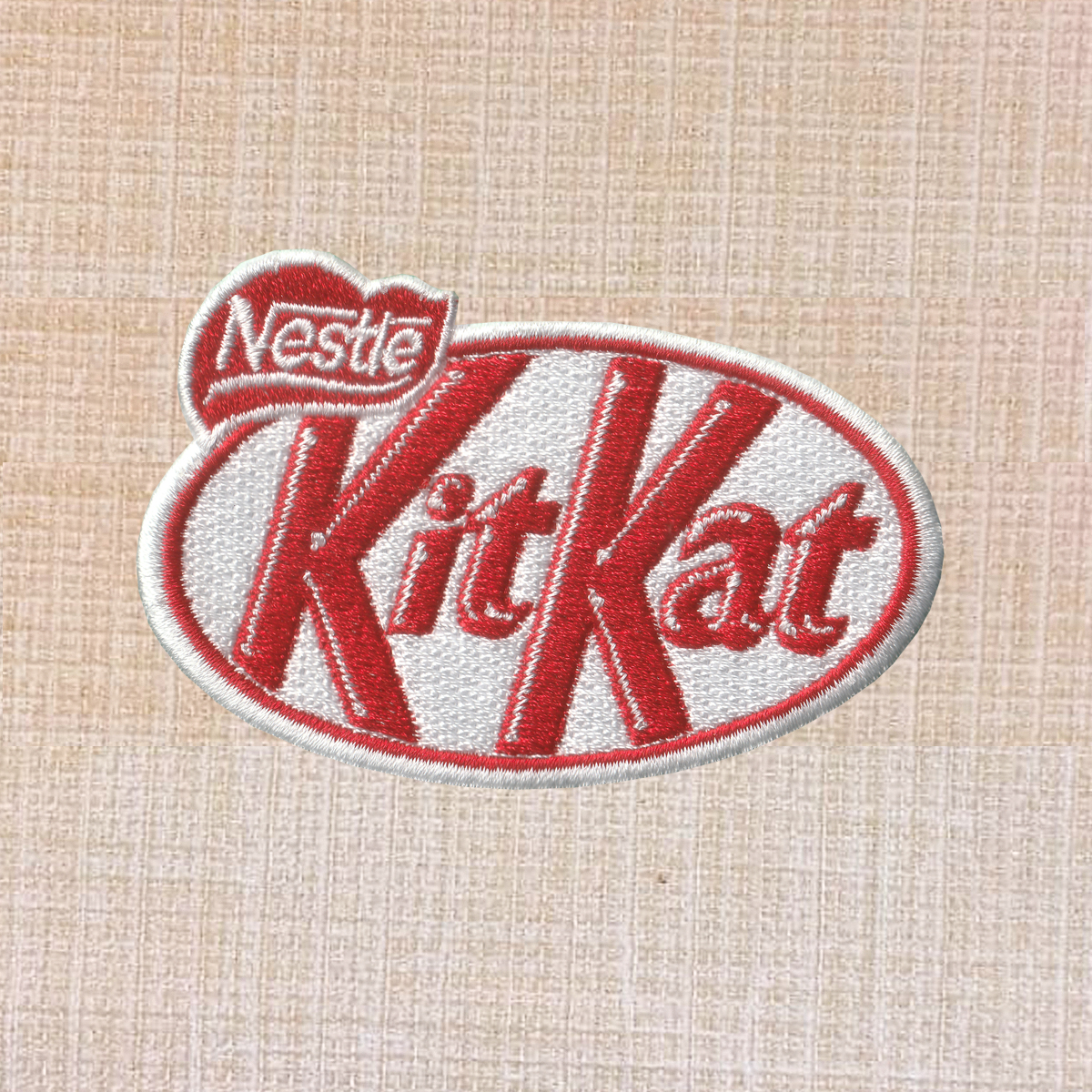 Nestle Kitkat Logo Embroidered Iron On Patch - Patchcrafts.com