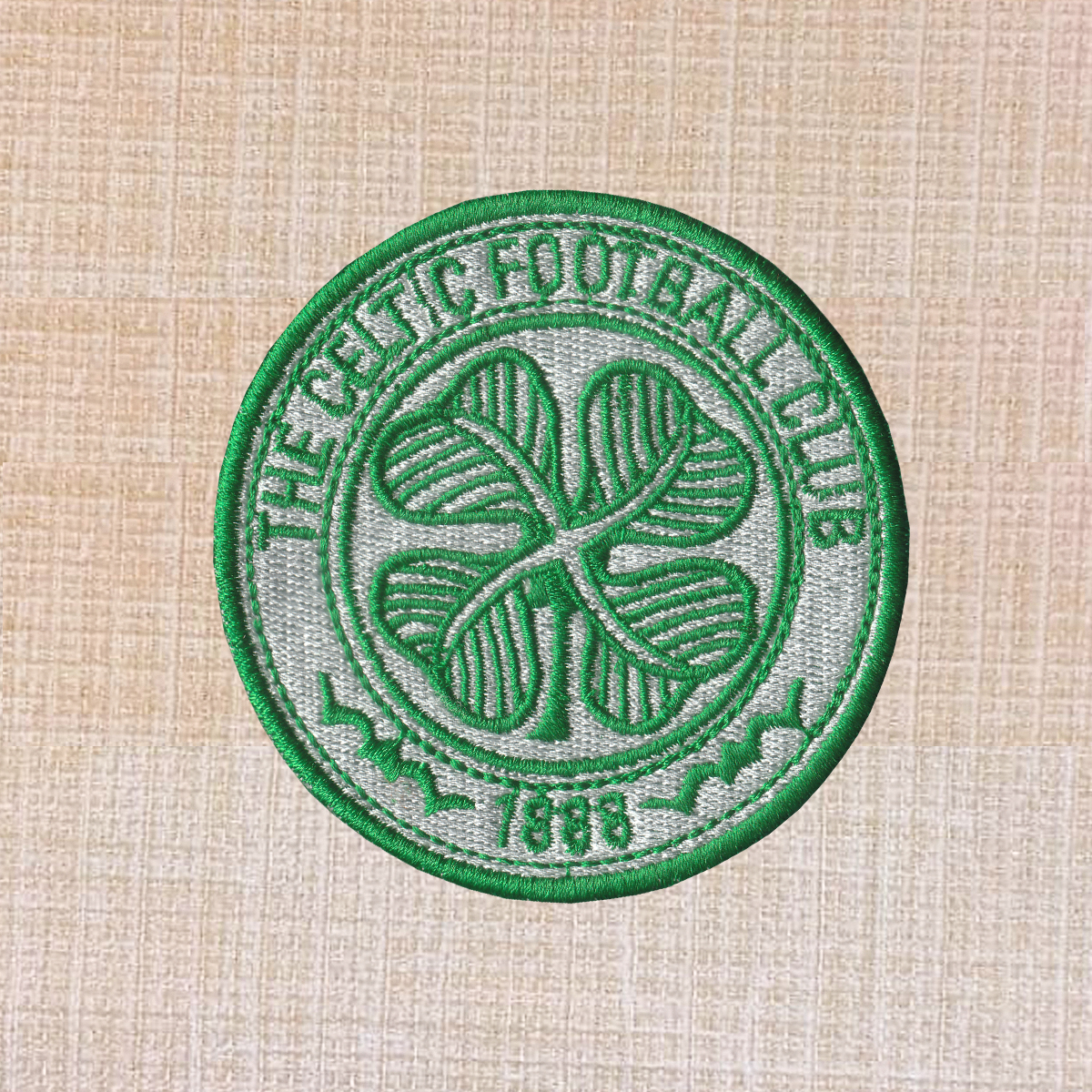 Celtic Football Club Logo Embroidered Iron On Patch - Patchcrafts.com