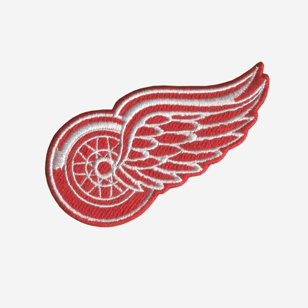 Detroit Red Wings Logo Embroidered Iron On Patch - Patchcrafts.com