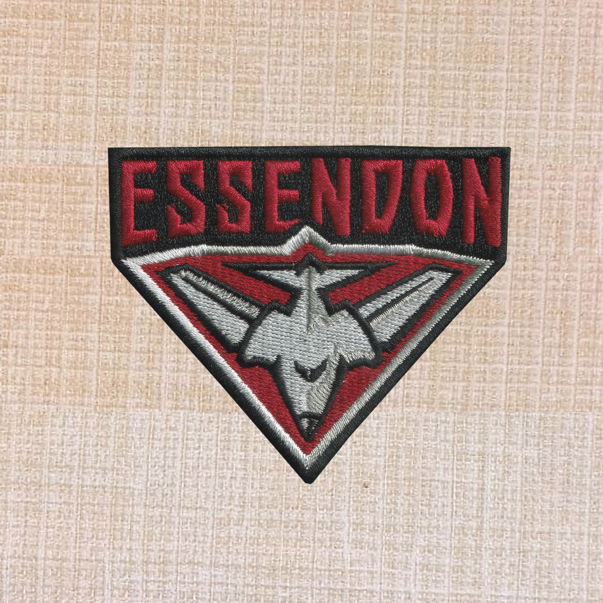 Essendon Football Club Logo Embroidered Iron On Patch - Patchcrafts.com