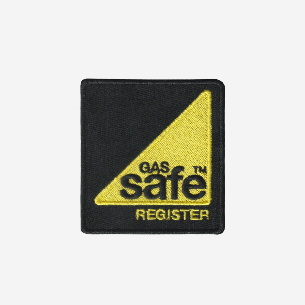 Gas Safe Logo Embroidered Iron On Patch - Patchcrafts.com