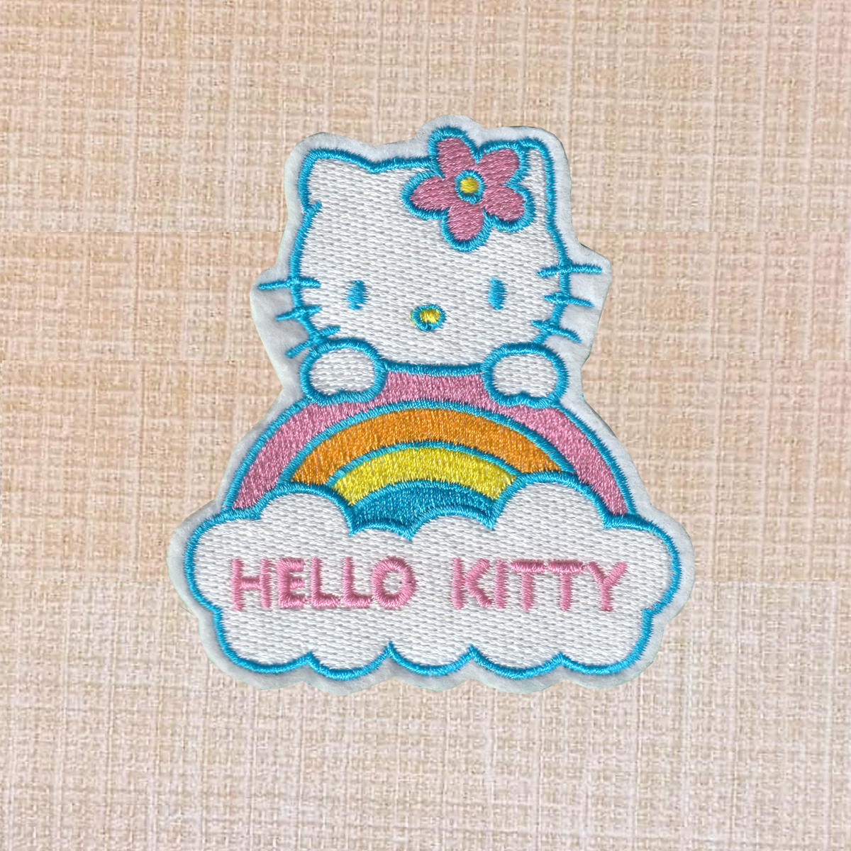 Hello Kitty 5 Embroidered Iron On Patch - Patchcrafts.com