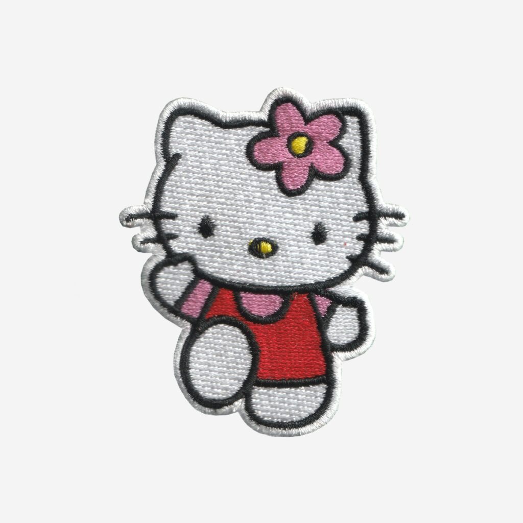 Hello Kitty Cartoon Embroidered Iron On Patch - Patchcrafts.com