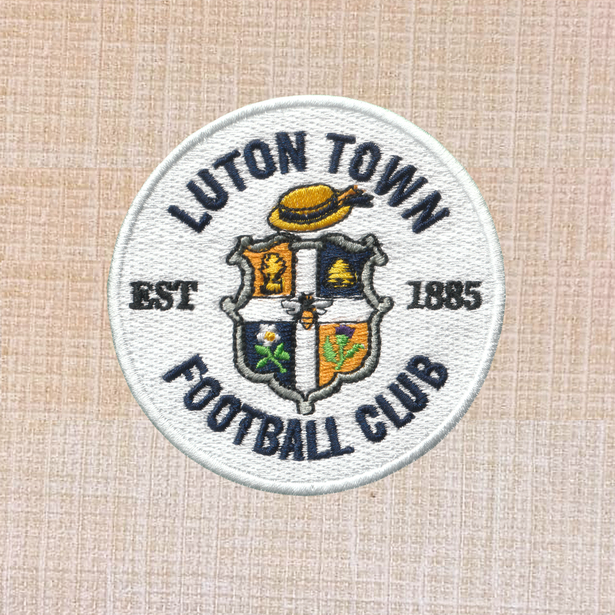 Luton Town Football Club Logo Embroidered Iron On Patch - Patchcrafts.com