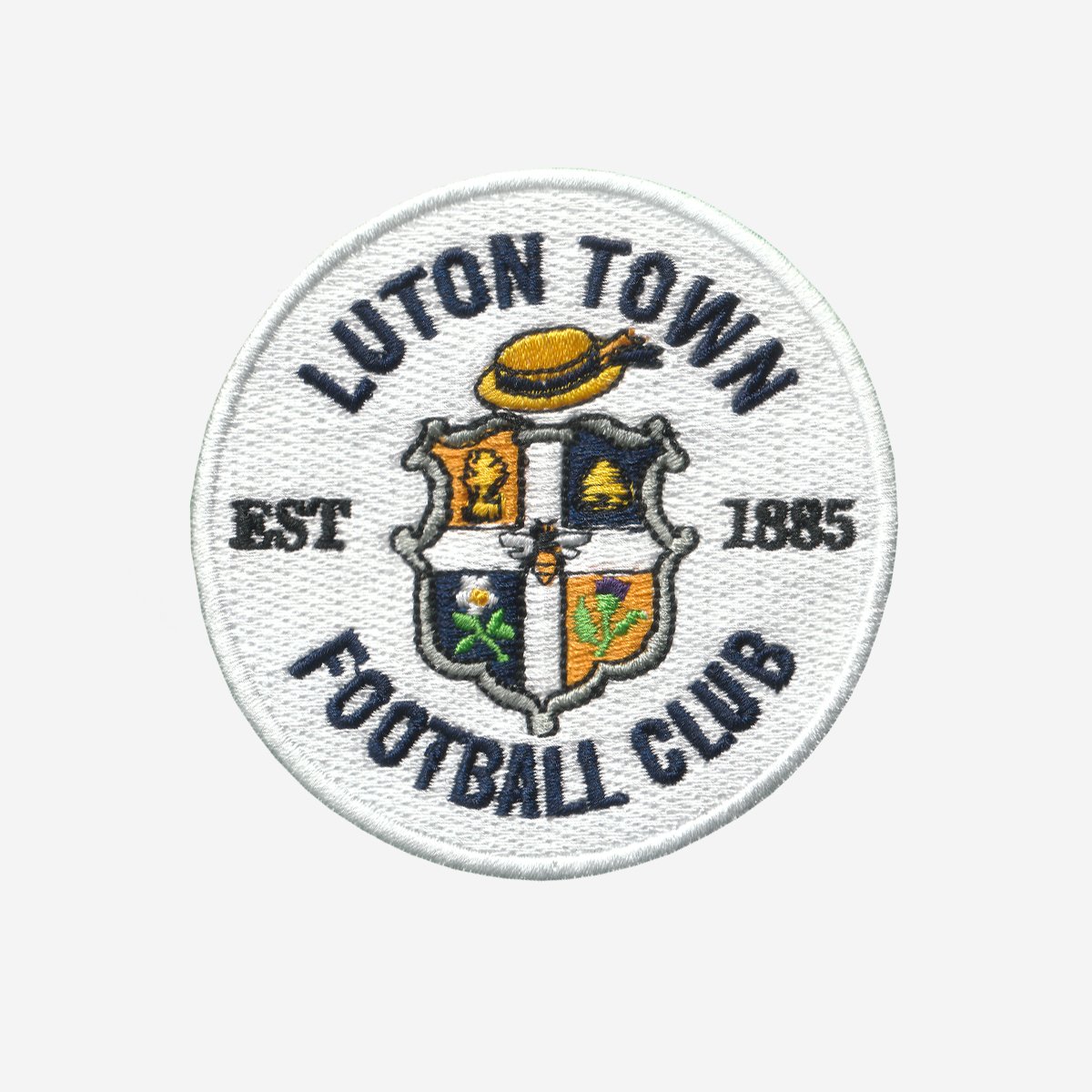 Luton Town Football Club Logo Embroidered Iron On Patch - Patchcrafts.com