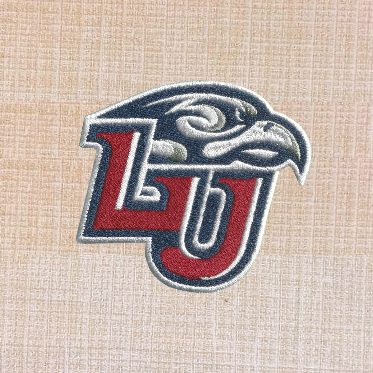 New Liberty Flames Logo Embroidered Iron On Patch - Patchcrafts.com