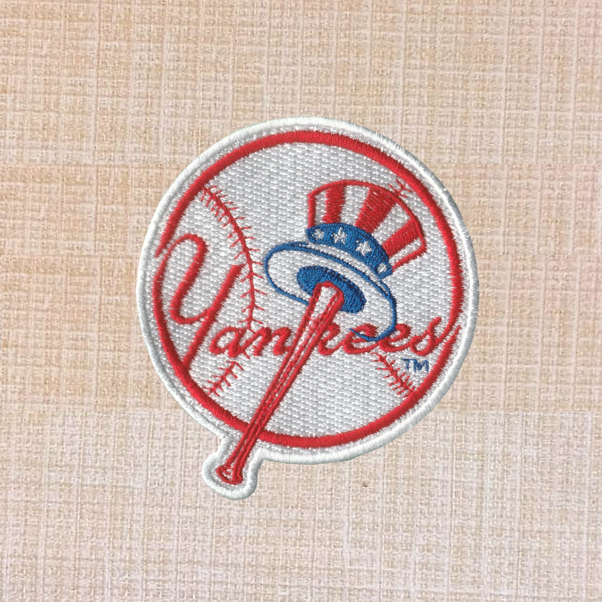 New York Yankees Logo Embroidered Iron On Patch - Patchcrafts.com