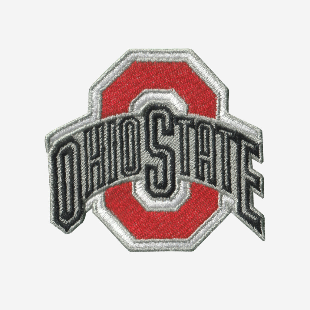 Ohio State Logo Embroidered Iron On Patch - Patchcrafts.com