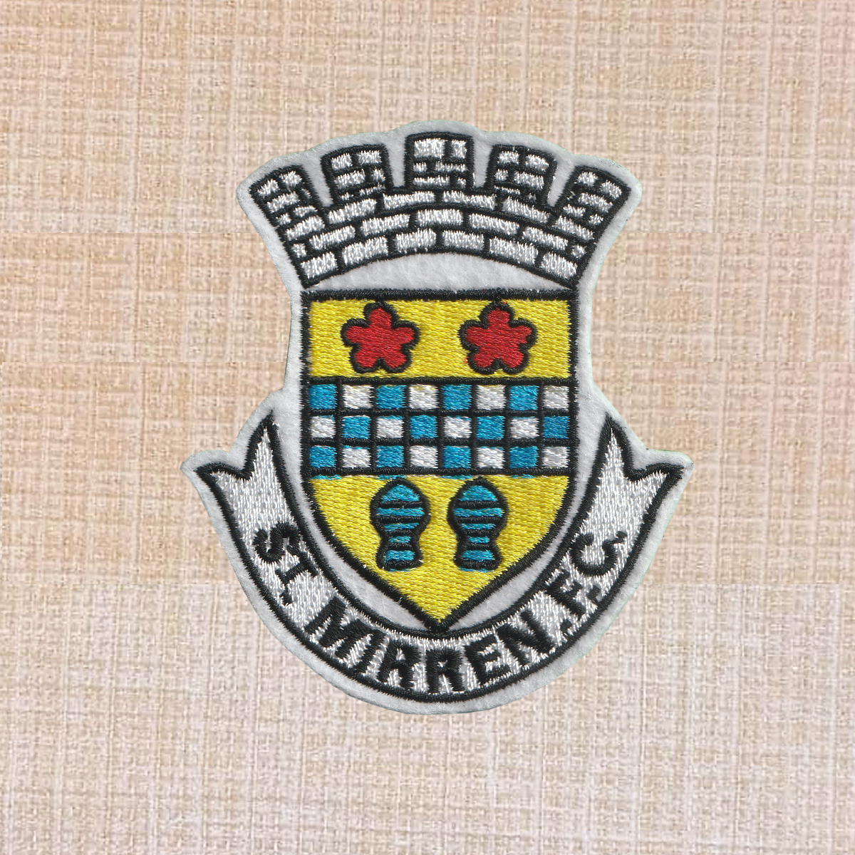 St Mirren Football Club Logo Embroidered Iron On Patch - Patchcrafts.com