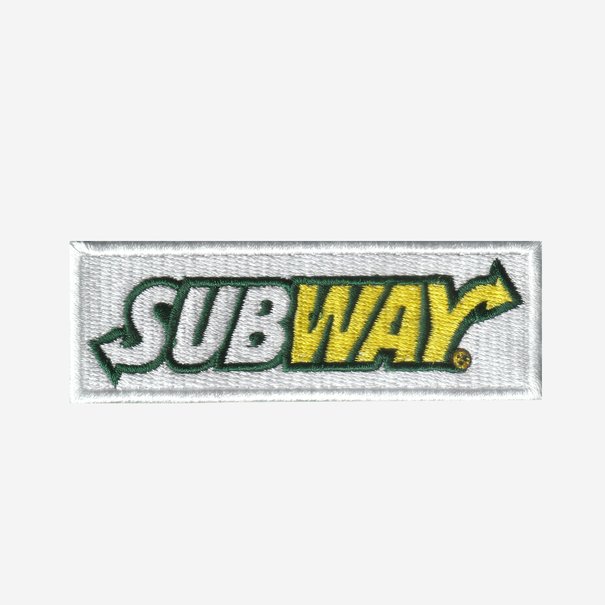 Subway Logo Embroidered Iron On Patch - Patchcrafts.com