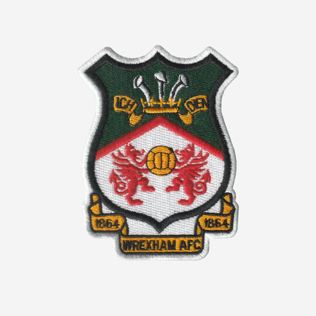 Wrexham Association Football Club Logo Embroidered Iron On Patch ...