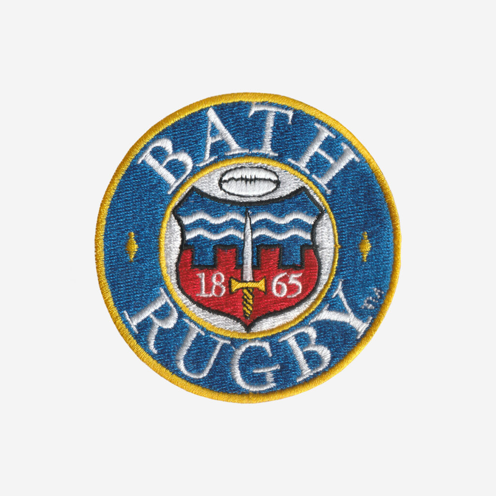 Bath Rugby Club Logo Embroidered Iron On Patch - Patchcrafts.com
