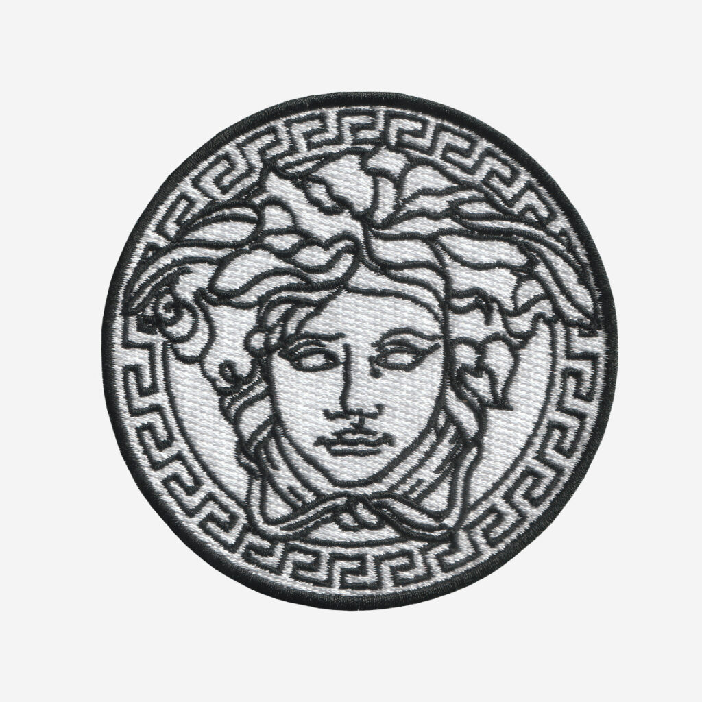 Gucci Versace Medusa Logo Embroidered Iron On Patch - Patchcrafts.com