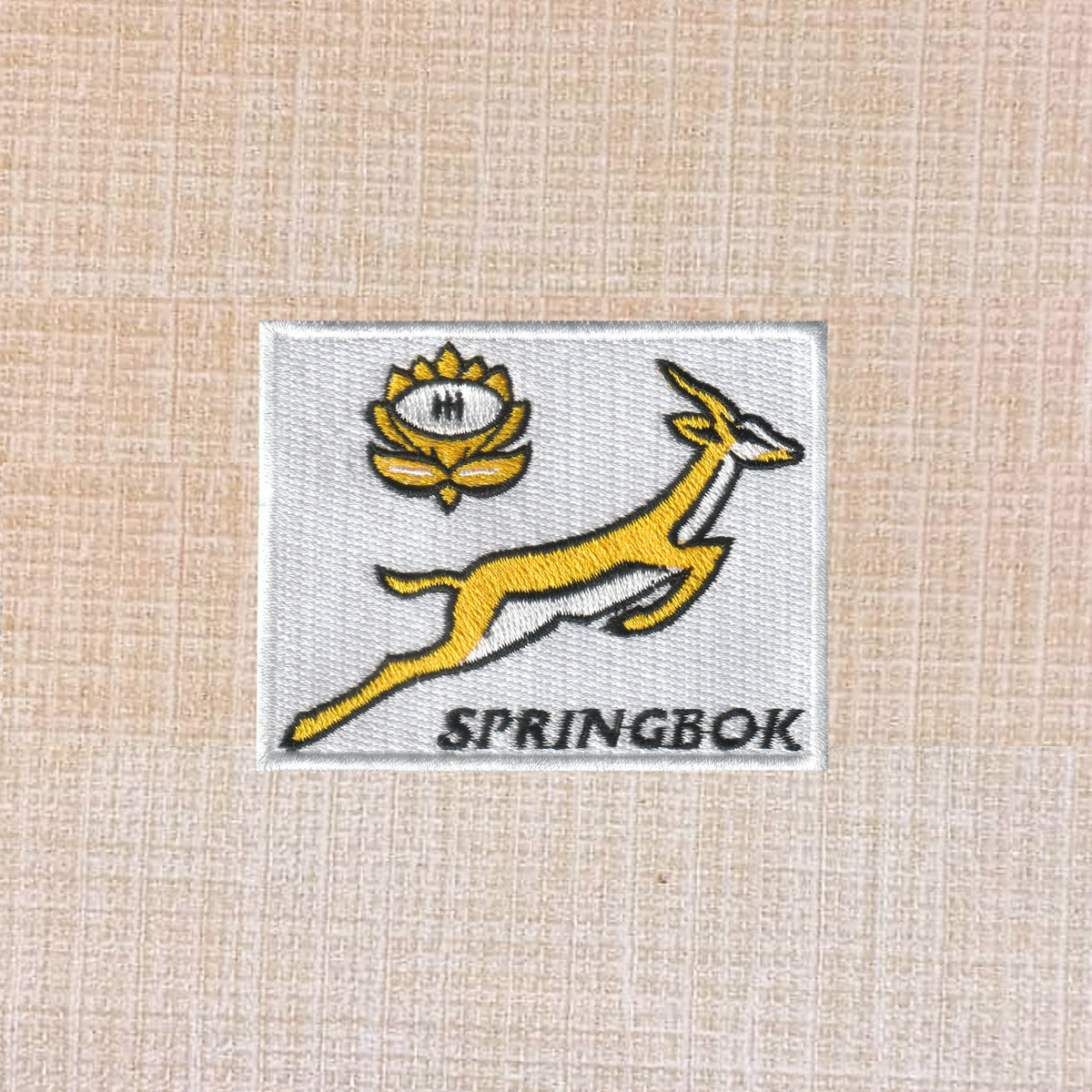 South African Rugby Logo Embroidered Iron On Patch - Patchcrafts.com