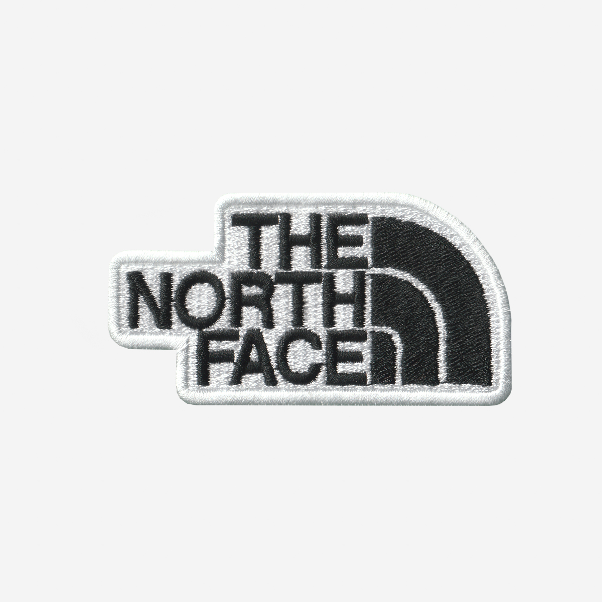 North Face Logo Embroidered Iron On Patch - Patchcrafts.com