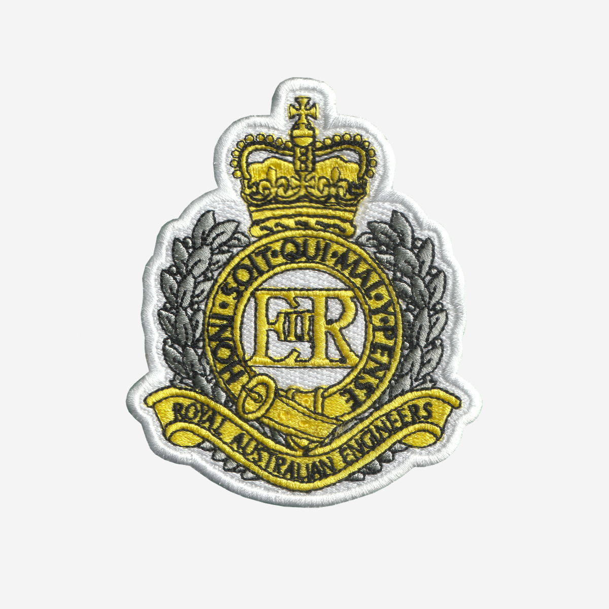 Royal Australian Engineers Logo Embroidered Iron On Patch - Patchcrafts.com