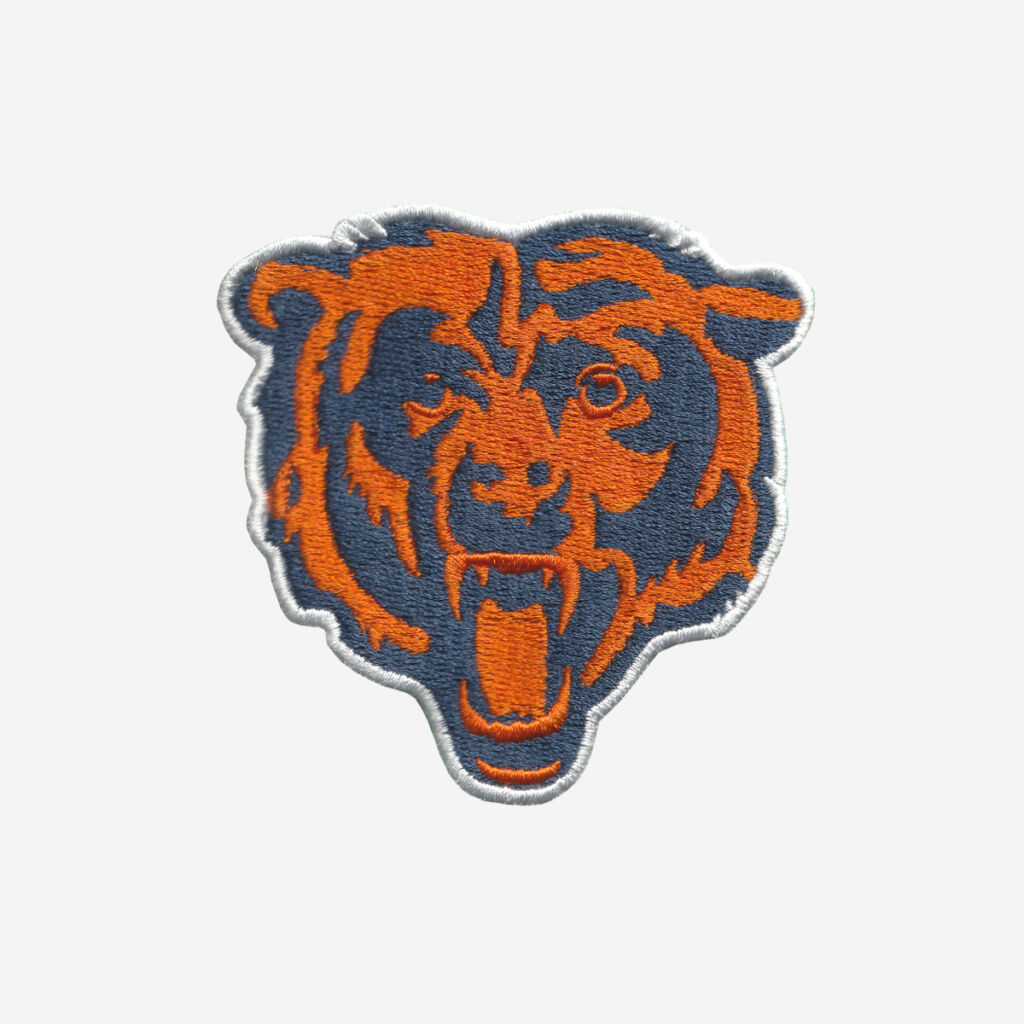 Chicago Bears Logo Embroidered Iron On Patch - Patchcrafts.com