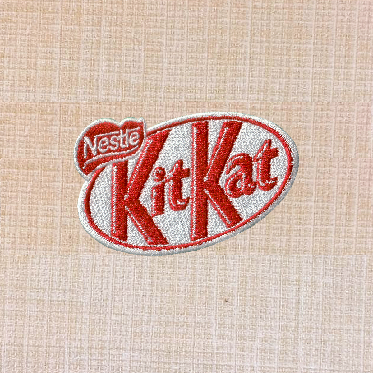 Kit Kat Logo Embroidered Iron On Patch - Patchcrafts.com