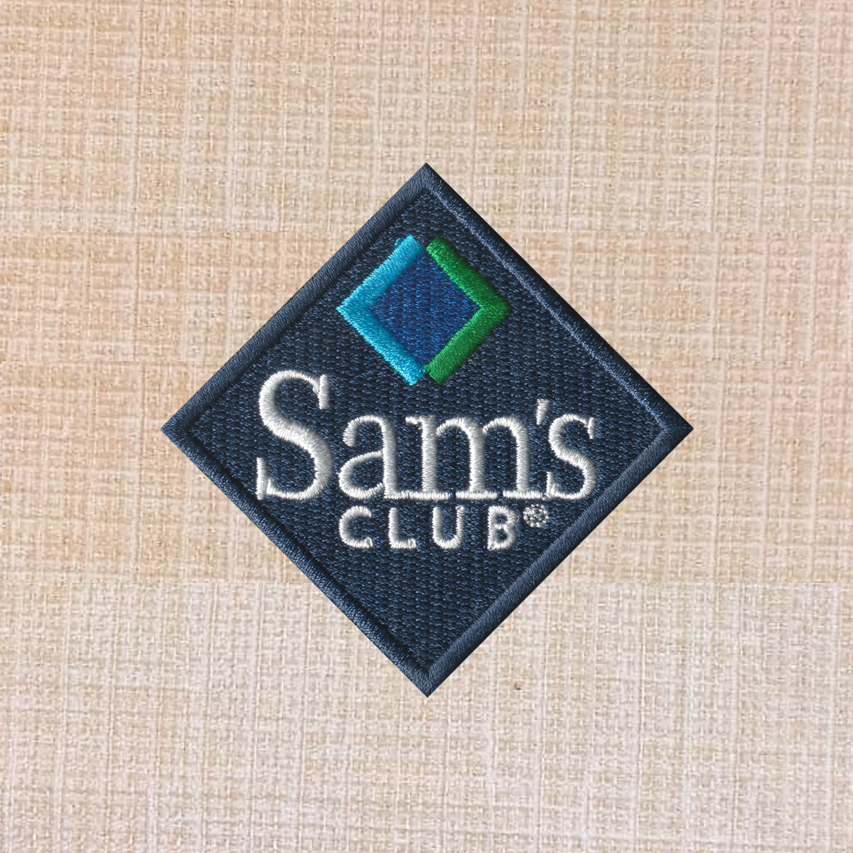 Sam's Club Logo Embroidered Iron On Patch - Patchcrafts.com