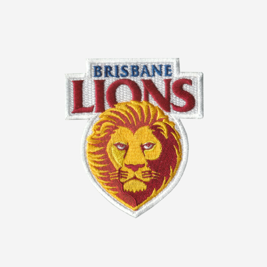 Brisbane Lions Football Club Logo Embroidered Iron On Patch ...