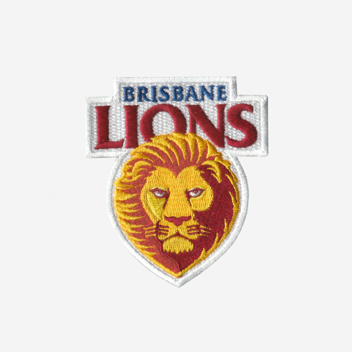 Brisbane Lions Football Club Logo Embroidered Iron On Patch - Patchcrafts.com
