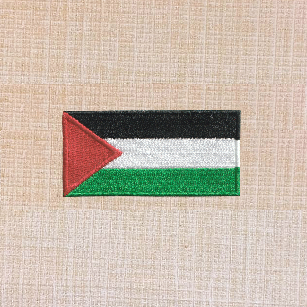 Flag of Palestine Embroidered Iron On Patch - Patchcrafts.com