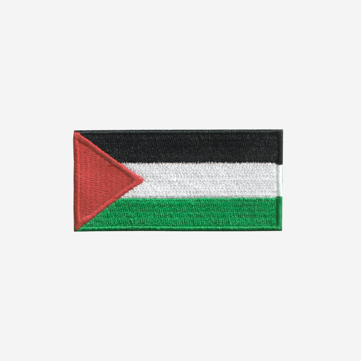 Flag of Palestine Embroidered Iron On Patch - Patchcrafts.com