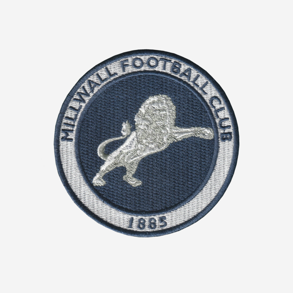Millwall Football Club Logo Embroidered Iron On Patch - Patchcrafts.com