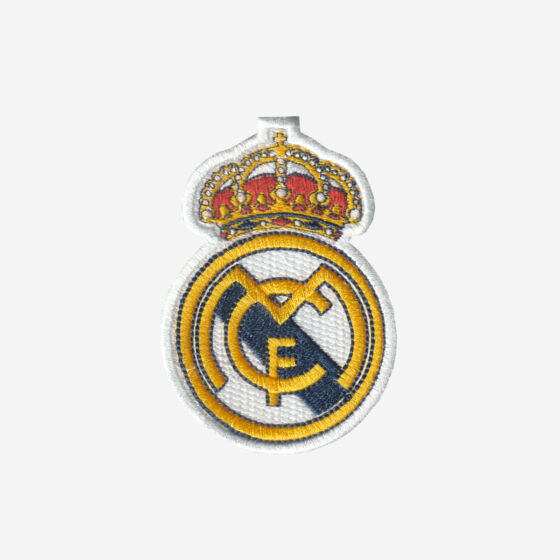 Real Madrid Football Club Logo Embroidered Iron On Patch - Patchcrafts.com