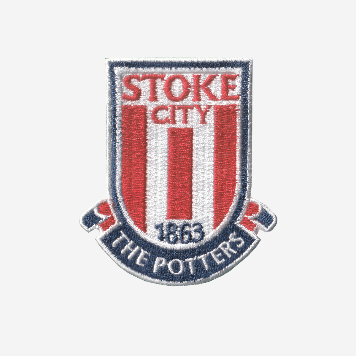 Stoke City FC Logo Embroidered Iron On Patch - Patchcrafts.com