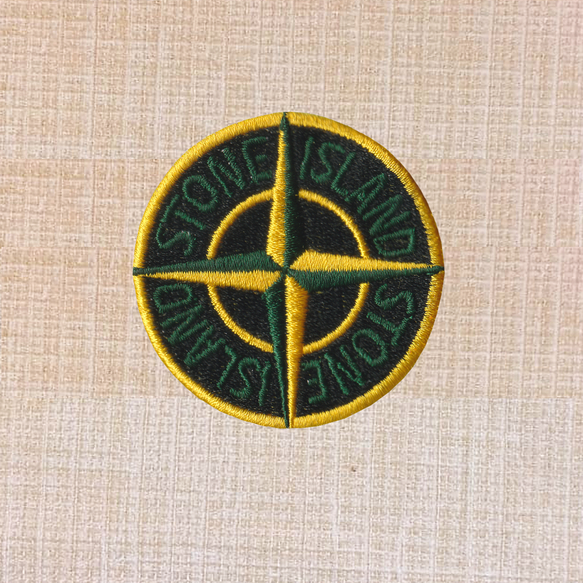 Stone Island Logo Embroidered Iron On Patch - Patchcrafts.com