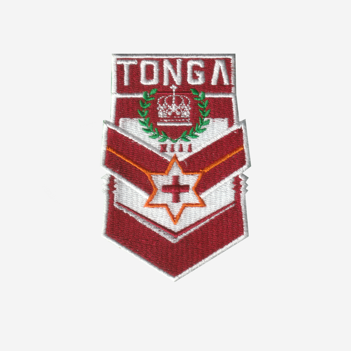 Tonga Rugby League XIII Logo Embroidered Iron On Patch - Patchcrafts.com