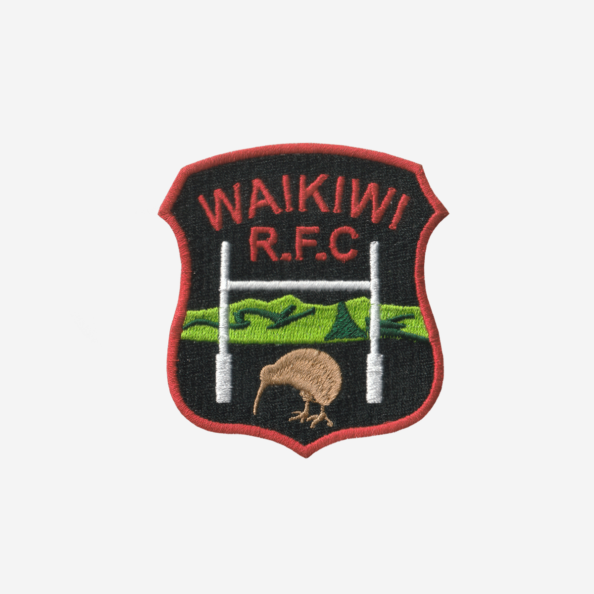 Waikiwi Rugby Football Club Logo Embroidered Iron On Patch ...