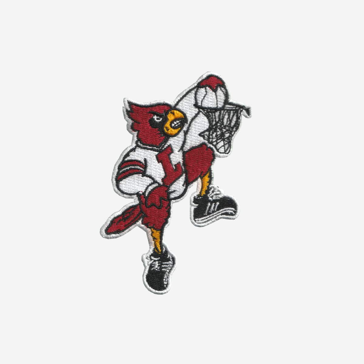 Louisville Cardinals Athletic Mascot Embroidered Iron On Patch ...
