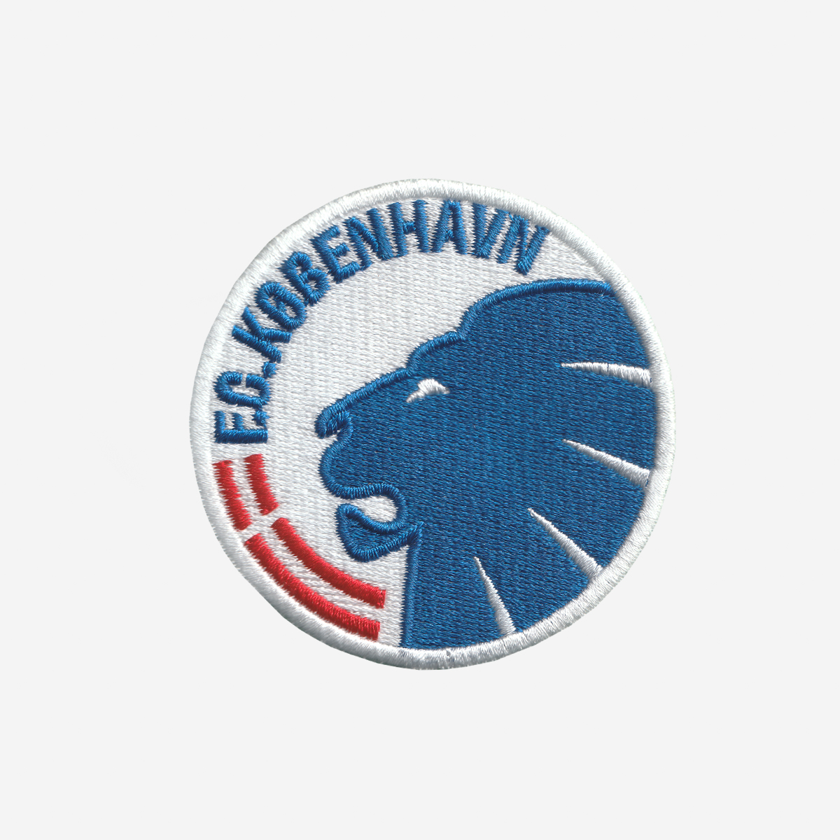 F.C. Copenhagen Logo Embroidered Iron On Patch - Patchcrafts.com