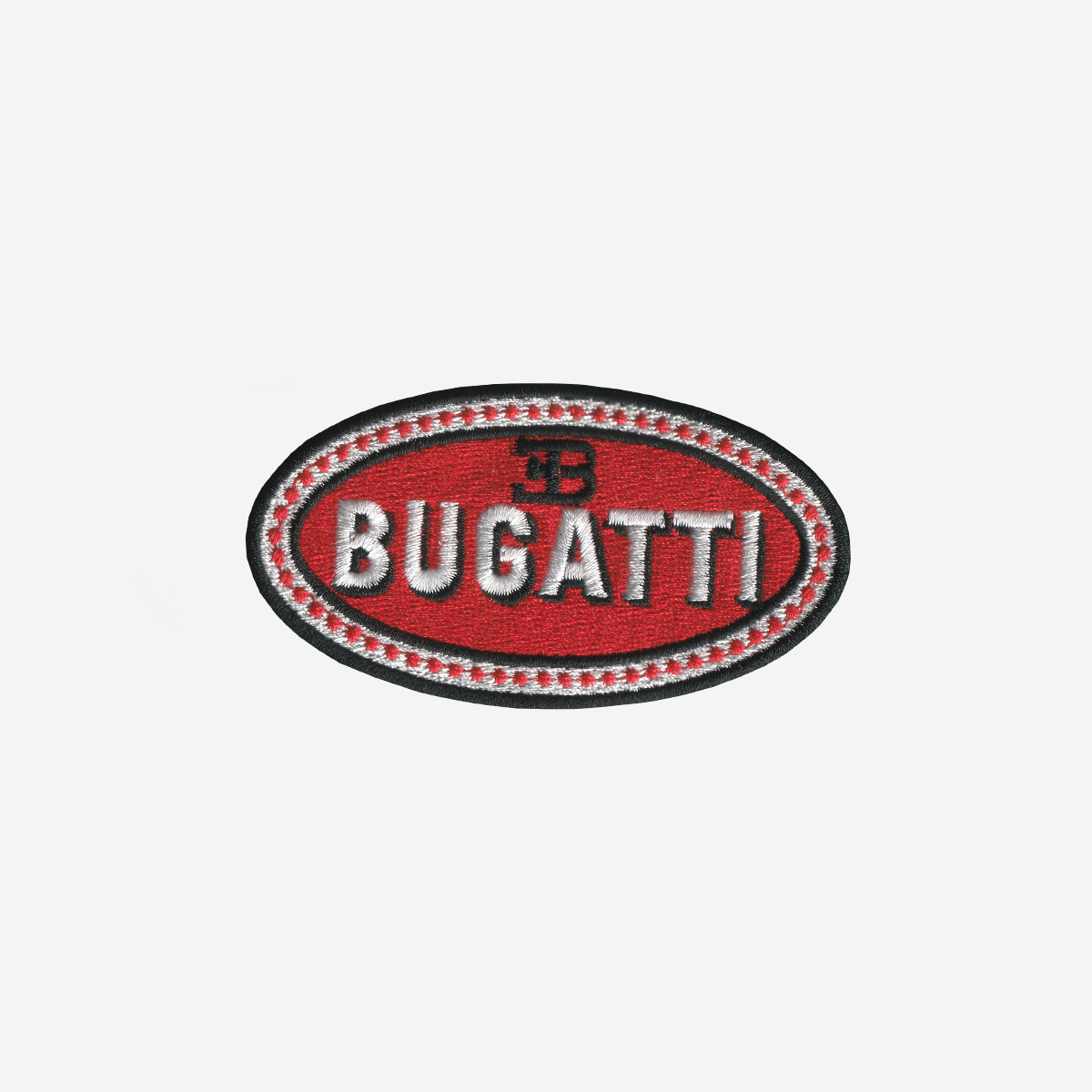 Bugatti Car Logo Patch | Iron On Supercar Emblem